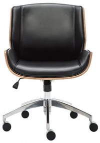 Kancelářská židle Ron - černá/ořech
