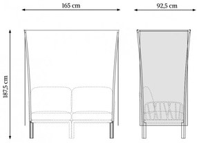 Zahradní baldachýn Komodo Ombra 2  antracit