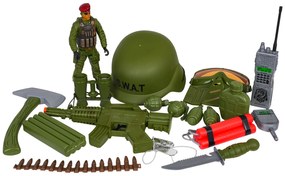 RKToys Dětská vojenská sada - 16 dílů