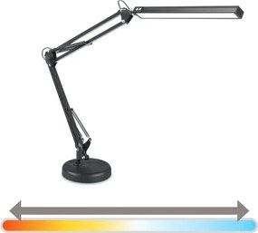 Brilagi - LED Stmívatelná stolní lampa 2v1 USB VARIO LED/14W/5V 3000-6000K černá