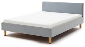 Modrošedá čalouněná jednolůžková postel 120x200 cm Lena – Meise Möbel