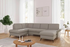 XXXLutz SEDACÍ SOUPRAVA, textil, šedohnědá Sit & More - Sedací soupravy - 00014401619B