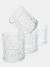 Sinsay - Sada sklenic s reliéfním vzorem 4 pack - clear
