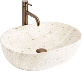 Rea Rea, Umyvadlo na desku Amelia Travertine Classic 48, REA-U4210