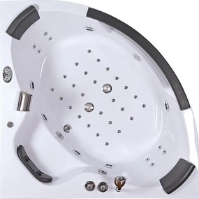 Terra Hydromasážní vířivá vana TIGA 604H 152x152 s ohřevem vody