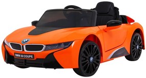 HračkyZaDobréKačky Elektrické autíčko BMW I8 LIFT oranžové