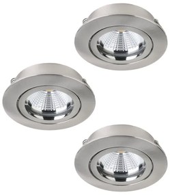Eglo 95359 - SADA 3x LED podhledové svítidlo TEDO 3xGU10-LED/5W/230V