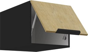 CREMONA cc | horní skříňka 40 NAGU-36 1F výklopná | 40 cm | HLUBOKÁ | černá/cremona