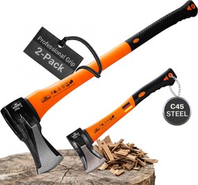 Gardebruk Set seker TOMS sekera a štípačka, 2ks, černá/oranžová