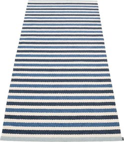 Modro-krémový vnitřní a venkovní běhoun 85x200 cm Teo Denim – Pappelina