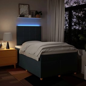 Box spring postel s matrací černá 120x190 cm textil 3293525