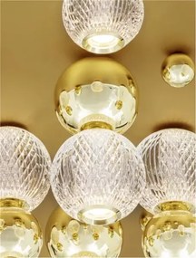 Stropní svítidlo LED se stmíváním Brille 92 zlaté