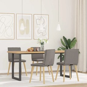 Jídelní židle 4 ks taupe textil 3315361