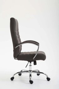 Kancelářská židle Tadlow - látkové čalounění | tmavě šedá