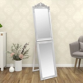 Volně stojící zrcadlo stříbrné 40 x 160 cm