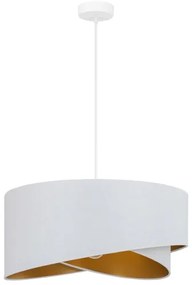 Brilagi - LED Lustr na lanku LYRA 1xE27/15W/230V bílá/zlatá