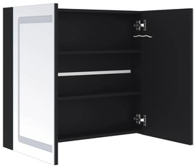 vidaXL Marketos LED koupelnová skříňka se zrcadlem 80 x 12,2 x 68 cm