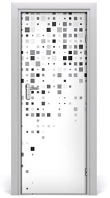 Samolepící fototapeta na dveře Abstrakce čtverce 75x205 cm