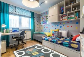 Dětský koberec Lima C260C šedý/krémový