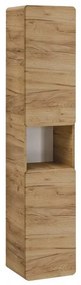 Vysoká skříňka do koupelny s košem ARUBA Craft 804