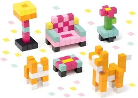 CUBIKA Mozaika Pixel Pokojík s kočičkou / 200 dílků 1x1 cm / od 7 let