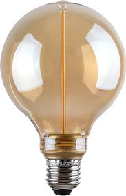 Rabalux LED žárovka Filament jantar G95 3W E27 79077