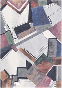 Moderní kusový koberec Ragolle Argentum 63732 6626 Geometrický vícebarevný Rozměr: 240x330 cm