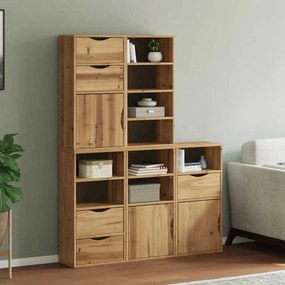 Boční skříňky 5 ks "ODDA" 40x24x79 cm Borovicový masiv 3365366