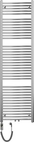 Mexen Ares, elektrické topné těleso 1800x500 mm + topná tyč 900 W, chromová, W102-1800-500-2900-01