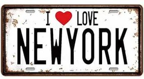Cedule značka  I love New York