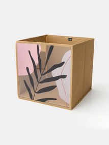Sinsay - Skládací úložný box s rostlinným motivem - vícebarevná