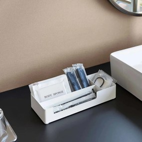 Bílý kovový koupelnový organizér Amenity – YAMAZAKI