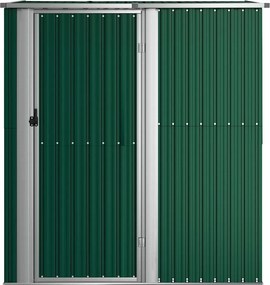 Zahradní domek zelený 180,5 x 97 x 209,5 cm pozinkovaná ocel 150903