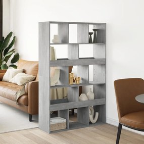 Dělicí stěna betonově šedá 100 x 33 x 156,5 cm kompozitní dřevo 3309531