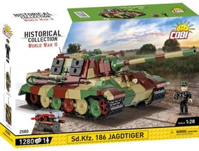 Cobi 2580 II WW Sd. Kfz. 186 Jagdtiger, 1:28, 1280 kostek