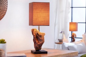 Designová dřevěná stolní lampa - Eridani