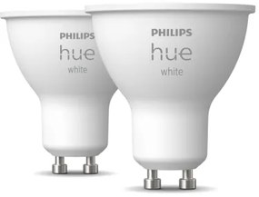 LED žárovka GU10 Philips Hue 2ks 4,2W (50W) teplá bílá (2700K) stmívatelná