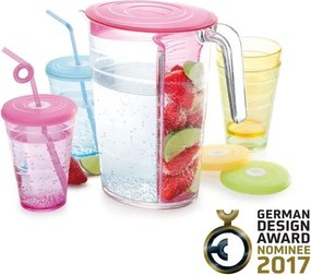 TESCOMA Džbán myDRINK 2,5 l, 4 poháry s víčkem, zelená