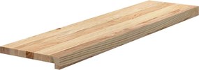 Nášlapy na schody 16 ks neošetřené 100x25x2 cm masivní dub 3282932
