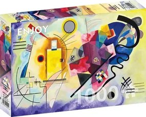 ENJOY Puzzle Vassily Kandinsky: Žlutá červená modrá / 1000 dílků / od