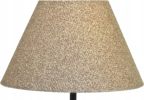 Stínidlo pro lampu Stínidlo Kužel Moderní E27 Béžová Bublinky 20x40 H22 Arezzo