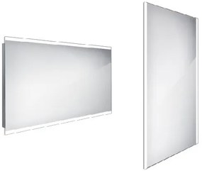 Nimco Zrcadla - Zrcadlo s LED osvětlením, 1200x700 mm, hliník ZP 12006