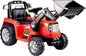 LEAN CARS Elektrický traktor na baterie ZP1005 pro děti červený
