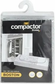 Compactor Boston Nízký textilní úložný box šedá / 107 x 46 x 16 cm
