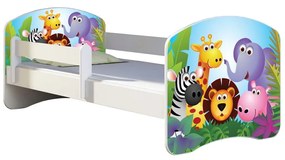Dětská postel - ZOO 2 160x80 cm bílá