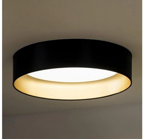 Duolla - LED Stropní svítidlo ROLLER LED/24W/230V pr. 45 cm černá/zlatá