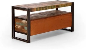 Starožitný dřevěný tv stolek Ontario