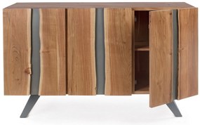 BIZZOTTO komoda ARON se 3 dvířky 90x145 cm 0745488