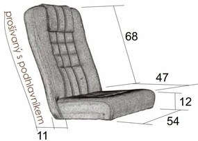 BRADOP Křeslo pohupovací BALY R18