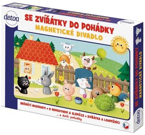 Detoa Magnetické divadlo se zvířátky do pohádky